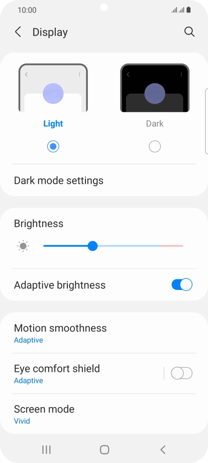 Samsung Galaxy S21 5G - Adjust screen brightness | Vodafone UK