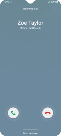 Samsung Galaxy A13 - Answer a call | Vodafone UK