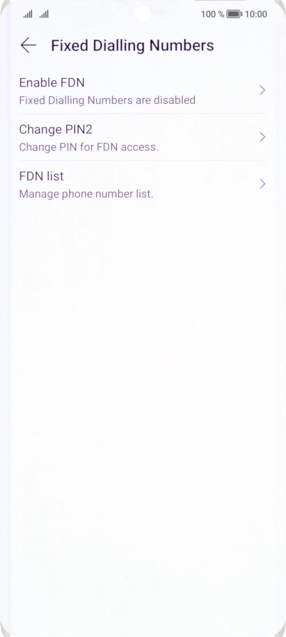 Honor 70 - Turn fixed dialling on or off | Vodafone UK