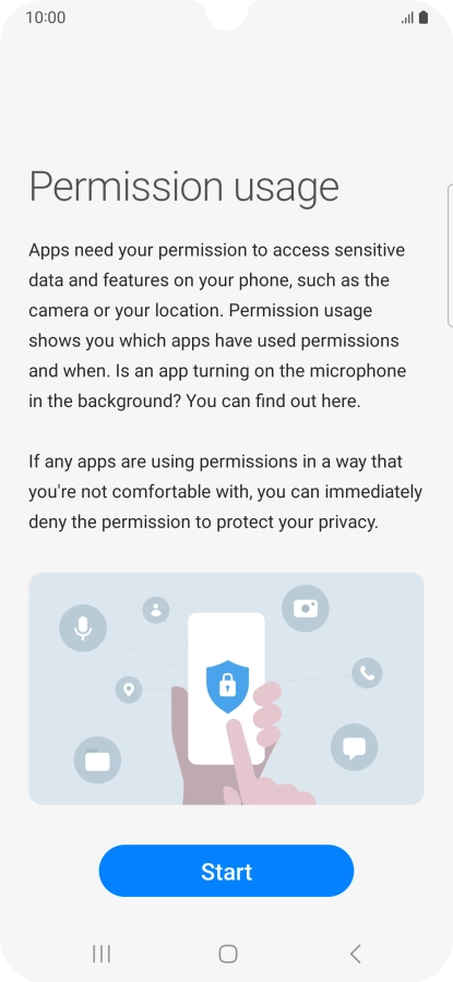 Samsung Galaxy A34 5G - View app activity | Vodafone UK