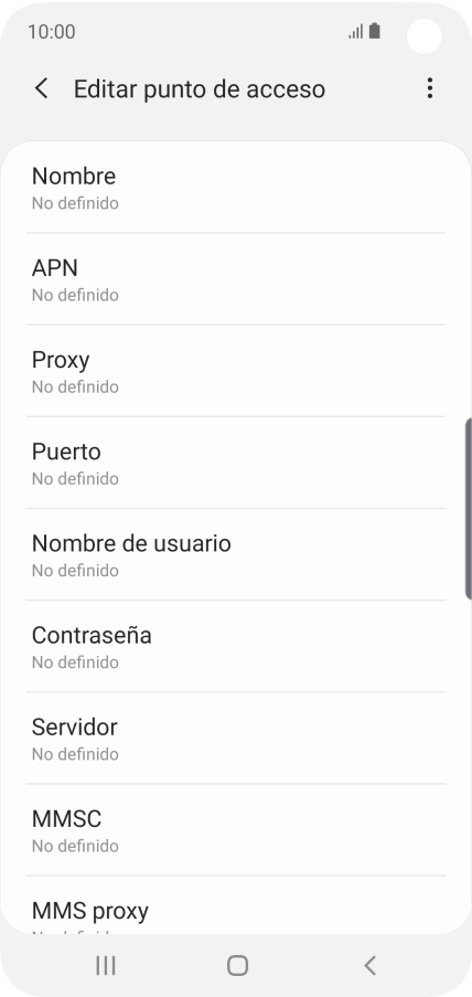 Samsung Galaxy S10e - Configura el APN del teléfono para Internet ...