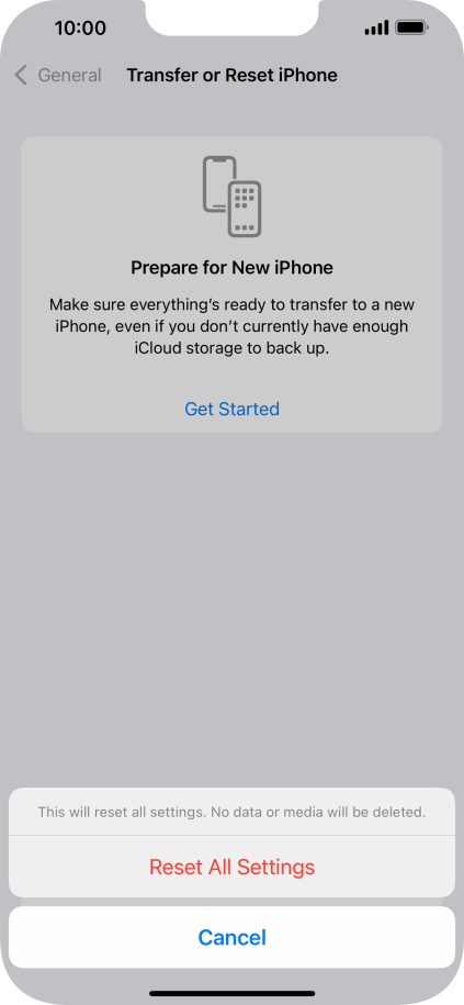Guide for the Apple iPhone 13 Pro Max - Restore factory default ...