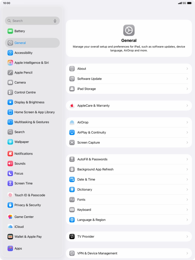 Guide for the Apple iPad Air 13 (M3) (2025) - Select FaceTime settings ...