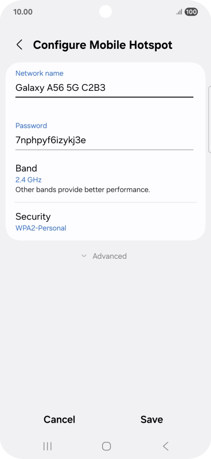 Press the field below