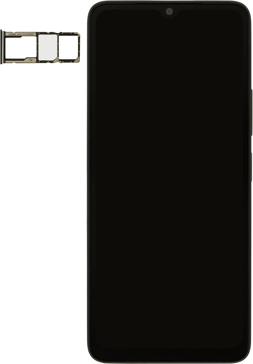 Turn your SIM so the angled corner of the SIM matches the angled corner ...