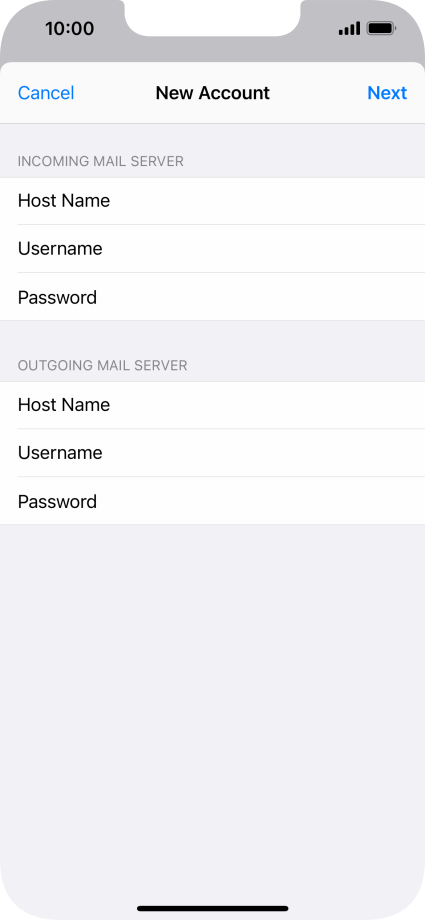 Guide for the Apple iPhone 13 - Set up your phone for IMAP email ...