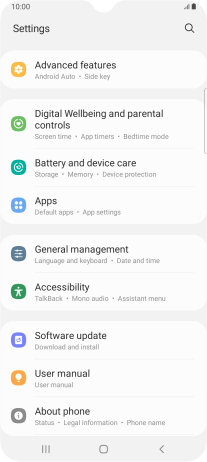 Samsung Galaxy A32 5G - Restore factory default settings | Vodafone UK