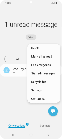 Samsung Galaxy S21 5G - Set up your phone for text messaging | Vodafone UK