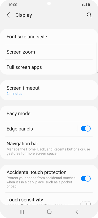 Samsung Galaxy S21 5G - Turn screen lock on or off | Vodafone UK