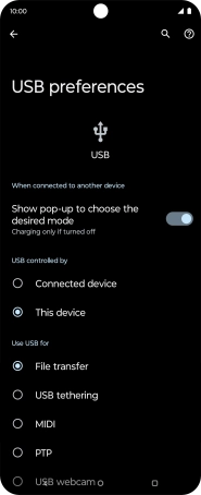 Motorola razr 40 ultra - Transfer files between computer and phone ...