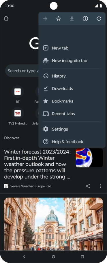 Motorola razr 40 ultra - Clear browser data | Vodafone UK