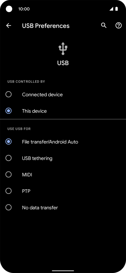 Google Pixel 4a 5G - Transfer files between computer and phone ...